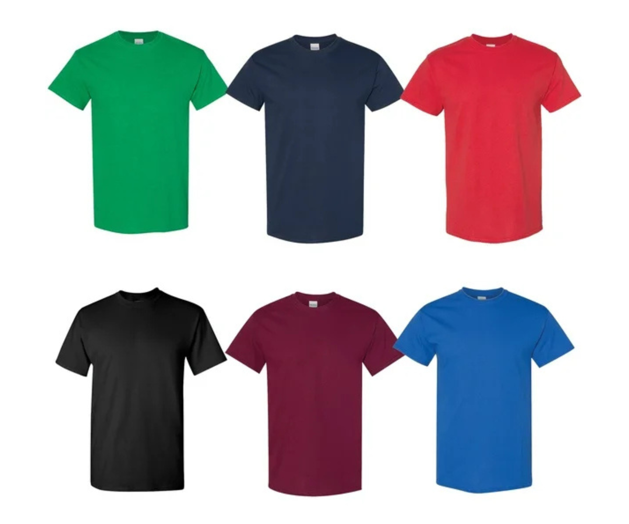 Gildan Heavy Cotton T-Shirt (Assorted Colors & Sizes)